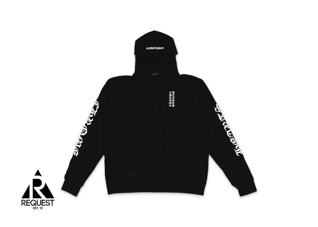 FU Hoodie Vertical Logo "Black"