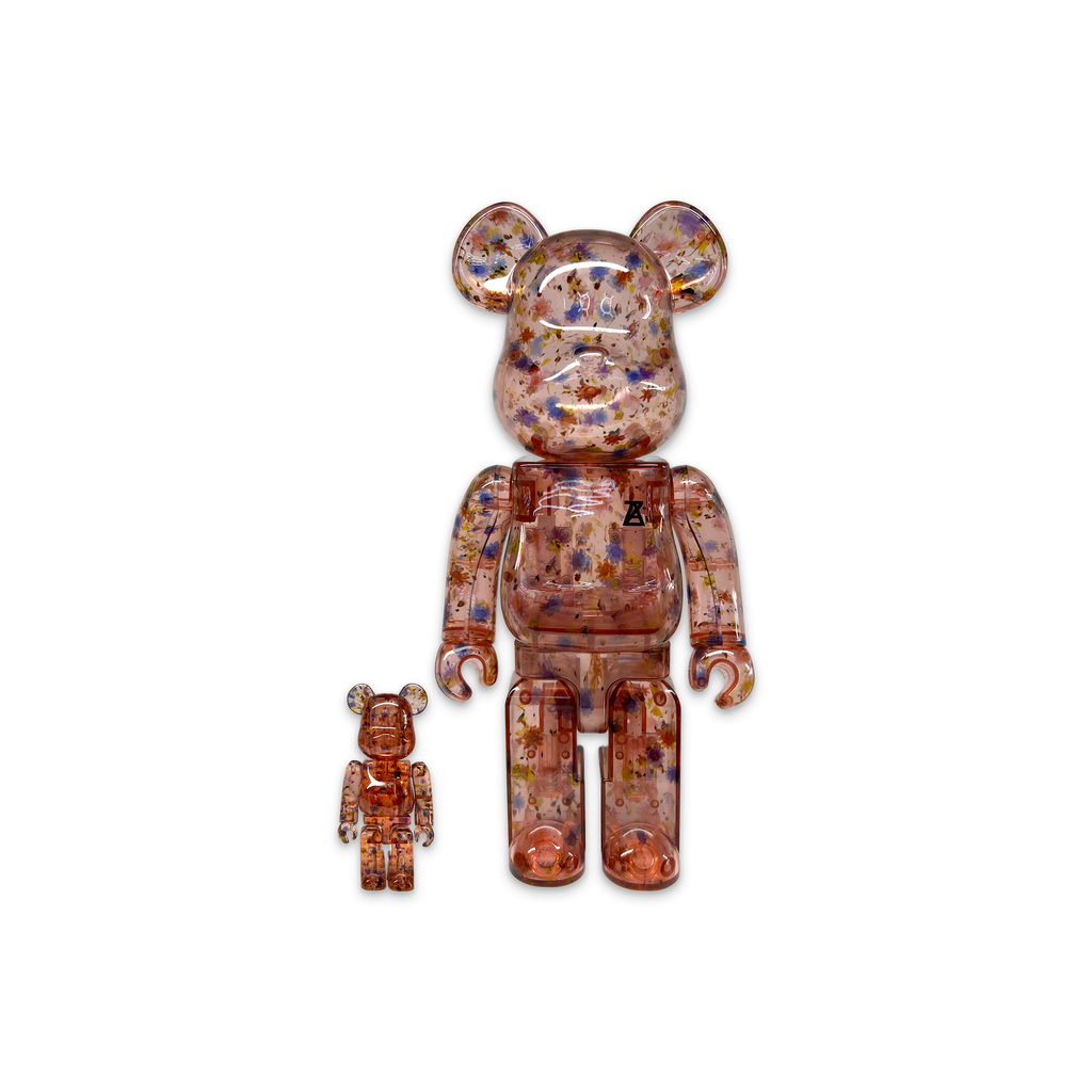 Anrealage Bearbrick 400% & 100% "Clear Red"
