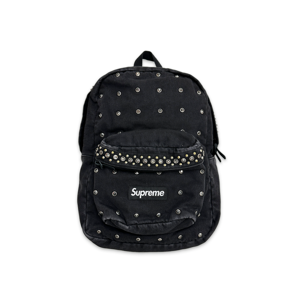 B.B. Simon Denim Backpack "Black"