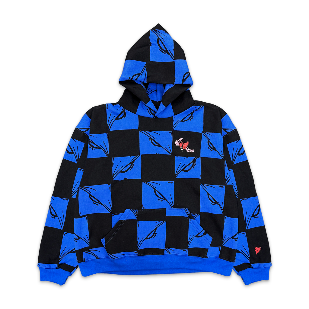 99 Eyes Hoodie "Blue/Black"