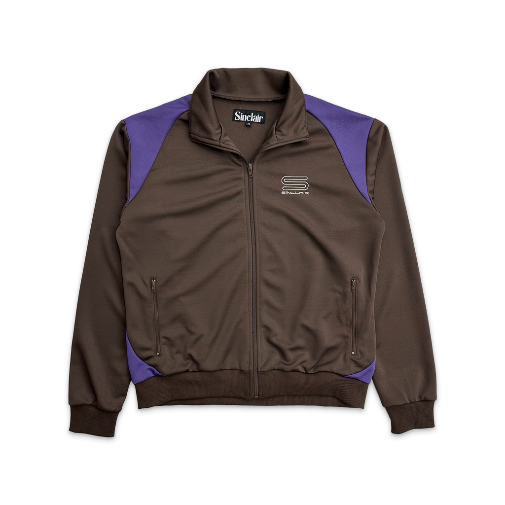 Tech Logo Track Jacket "Brown"