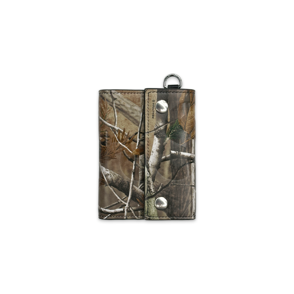 Leather Chain Wallet "RealTree Camo (FW25)"