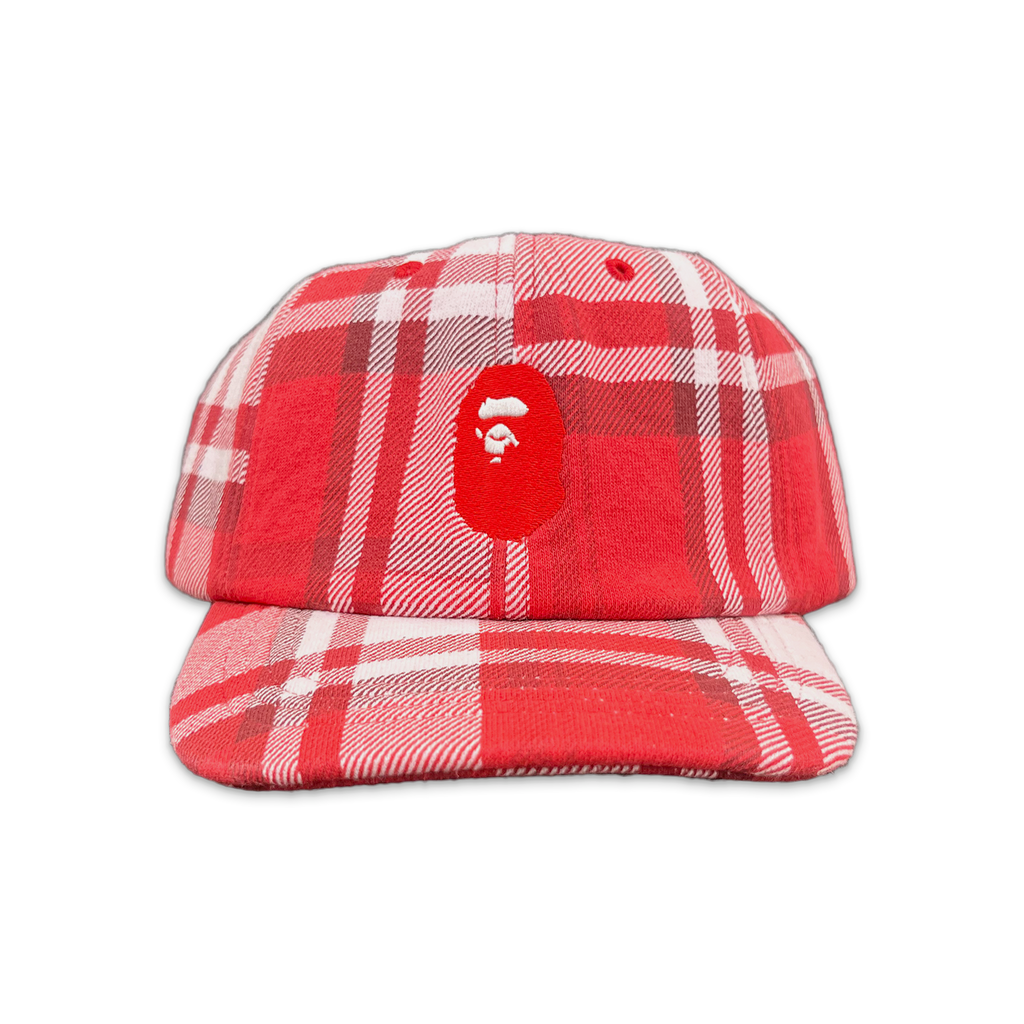 Check Gift Ape Head Cap “Red”