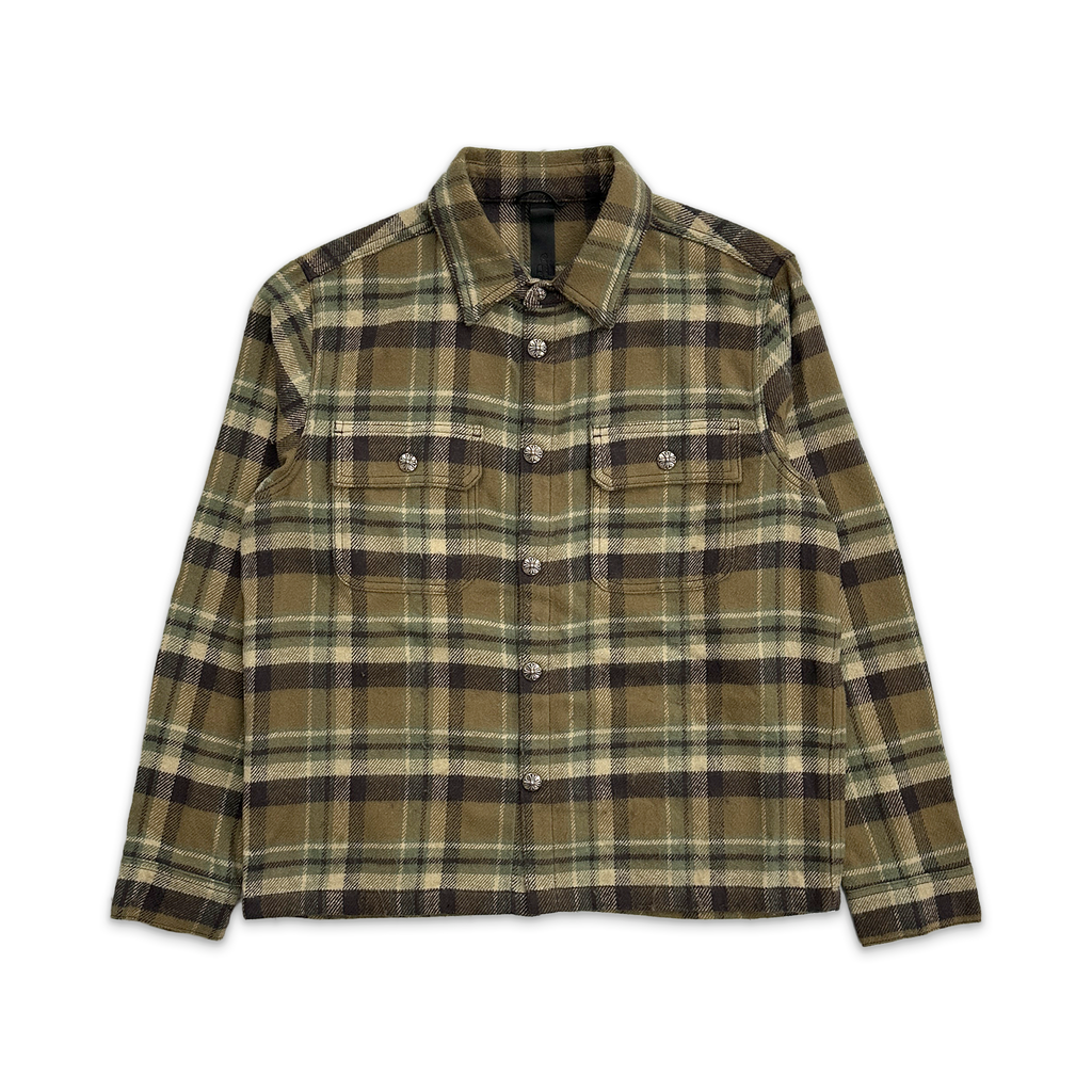 Flannel Shirt "Olive Green"