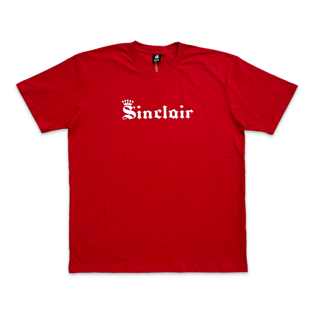 Old English Crown Tee "Red"