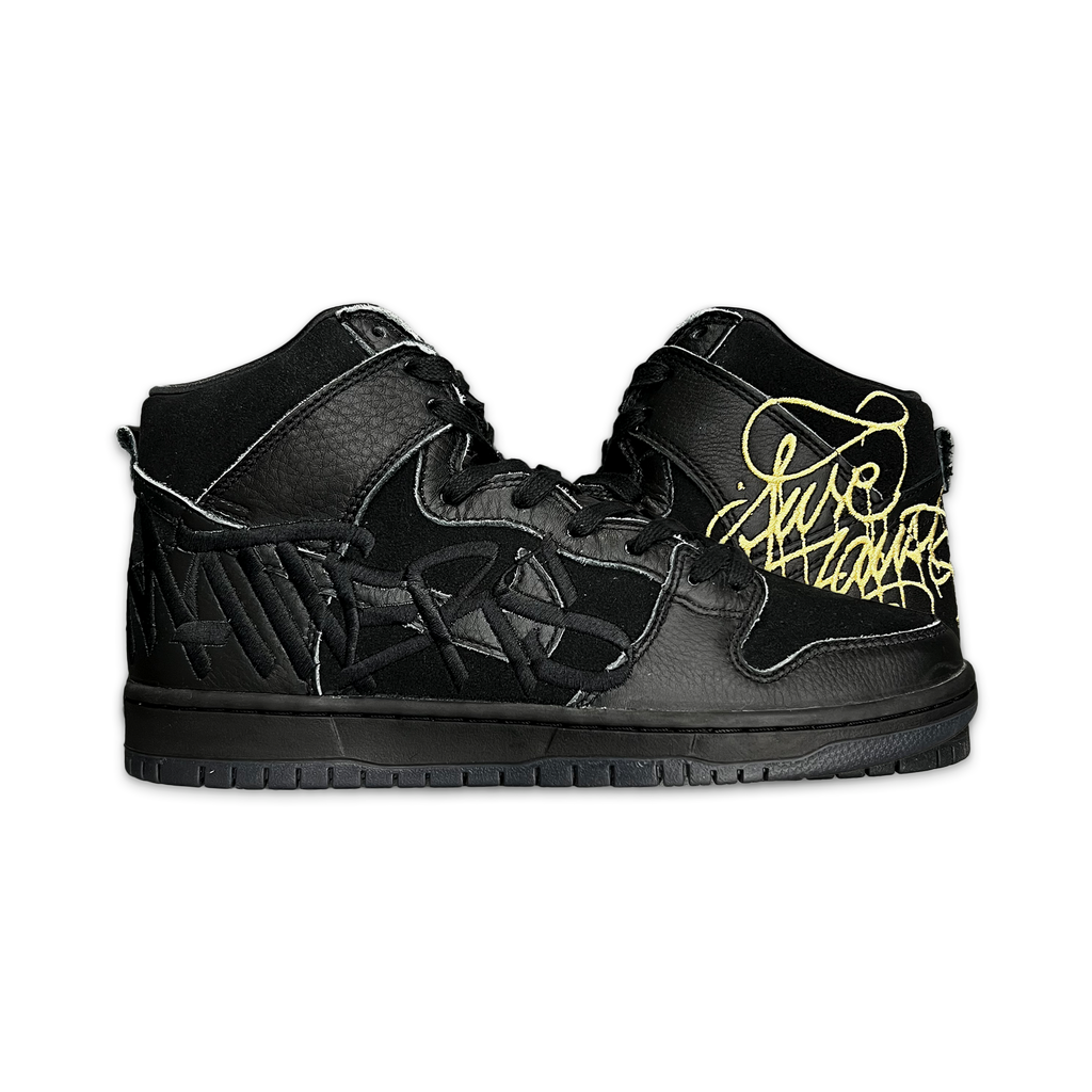 SB Dunk High "FAUST Black Gold"