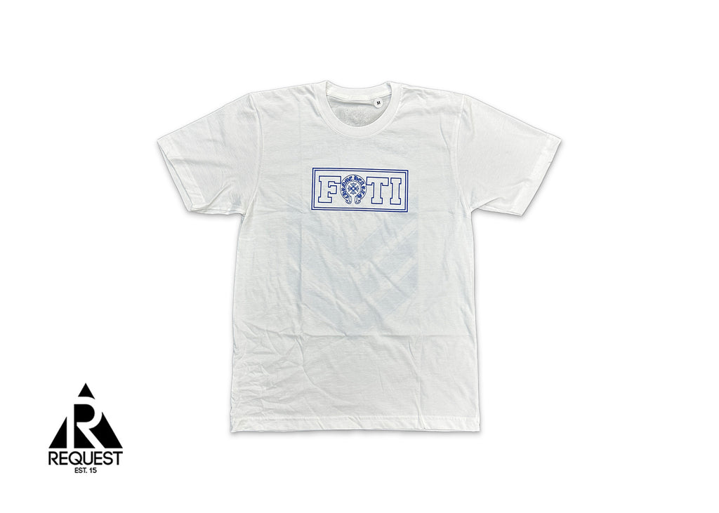 Foti Tee "White & Blue"