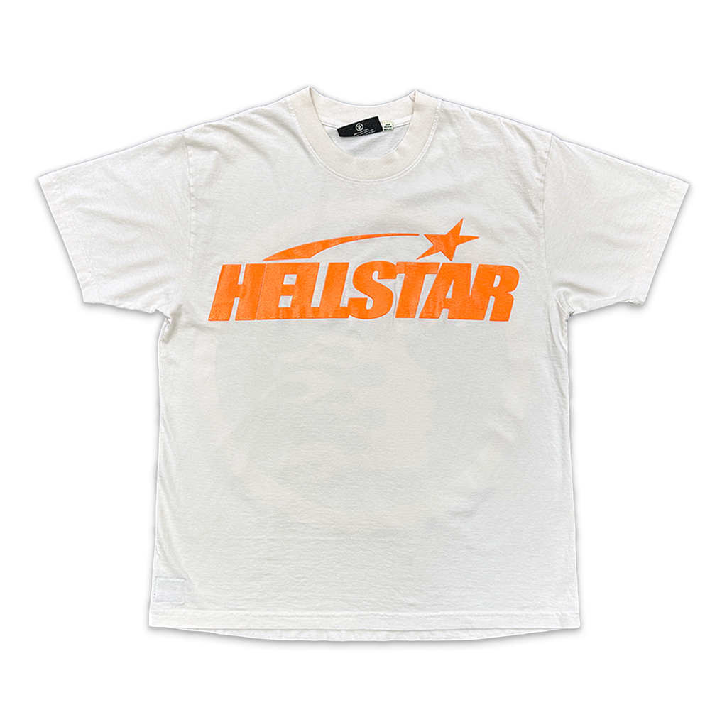 Classic Gel Tee "White/Orange"