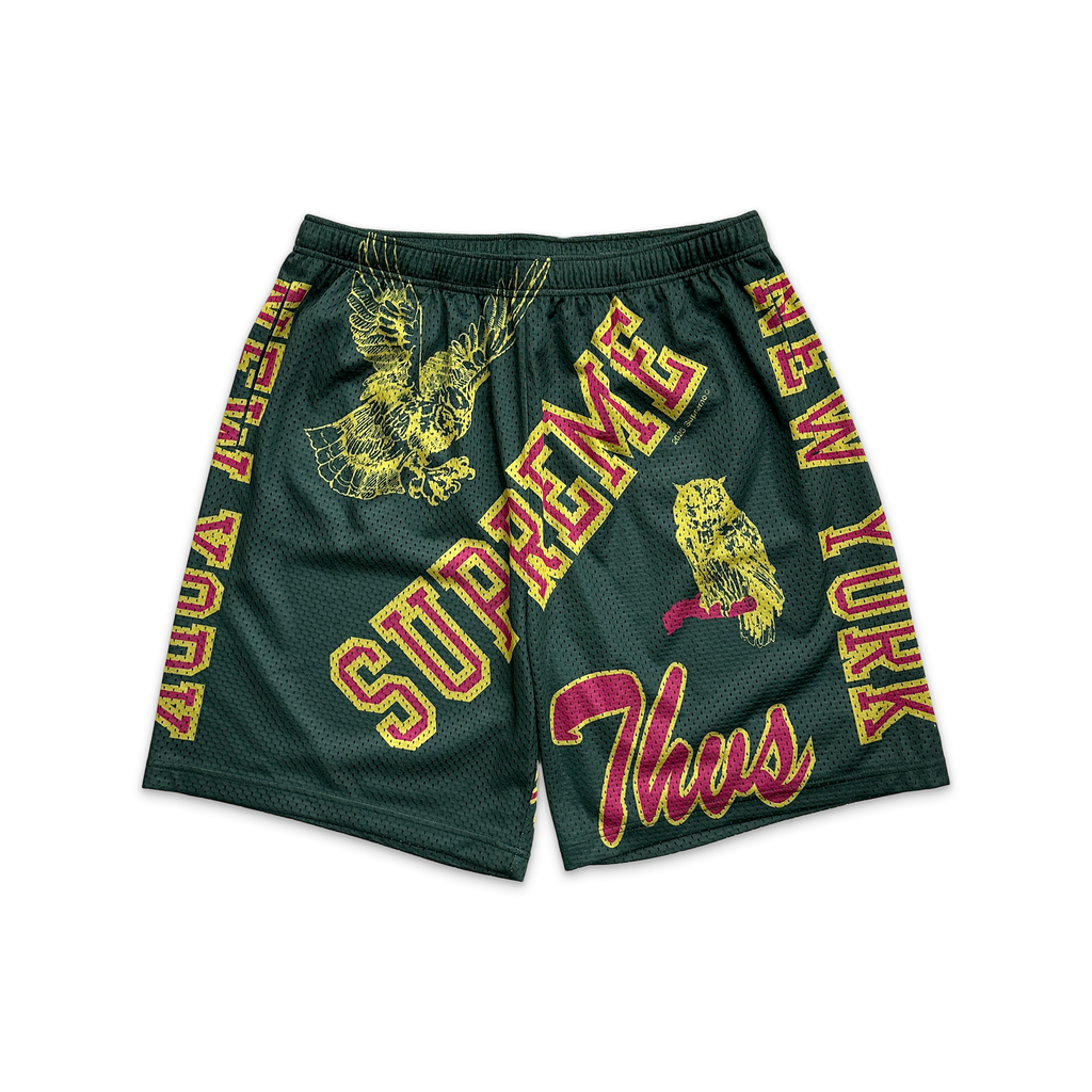 Varsity Mesh Shorts "Dark Green"