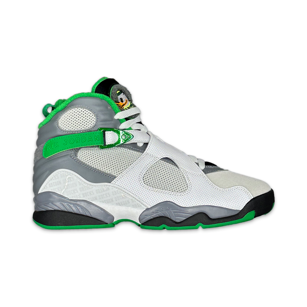Air Jordan 8 PE "University of Oregon Pure Platinum"