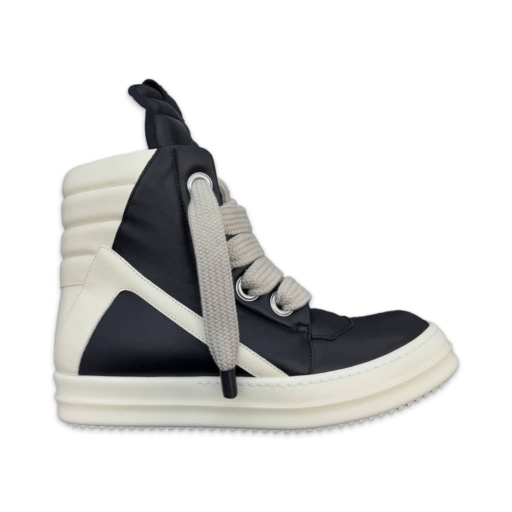 Hollywood Padded Geobasket Leather Jumbo Lace High "Black Milk"