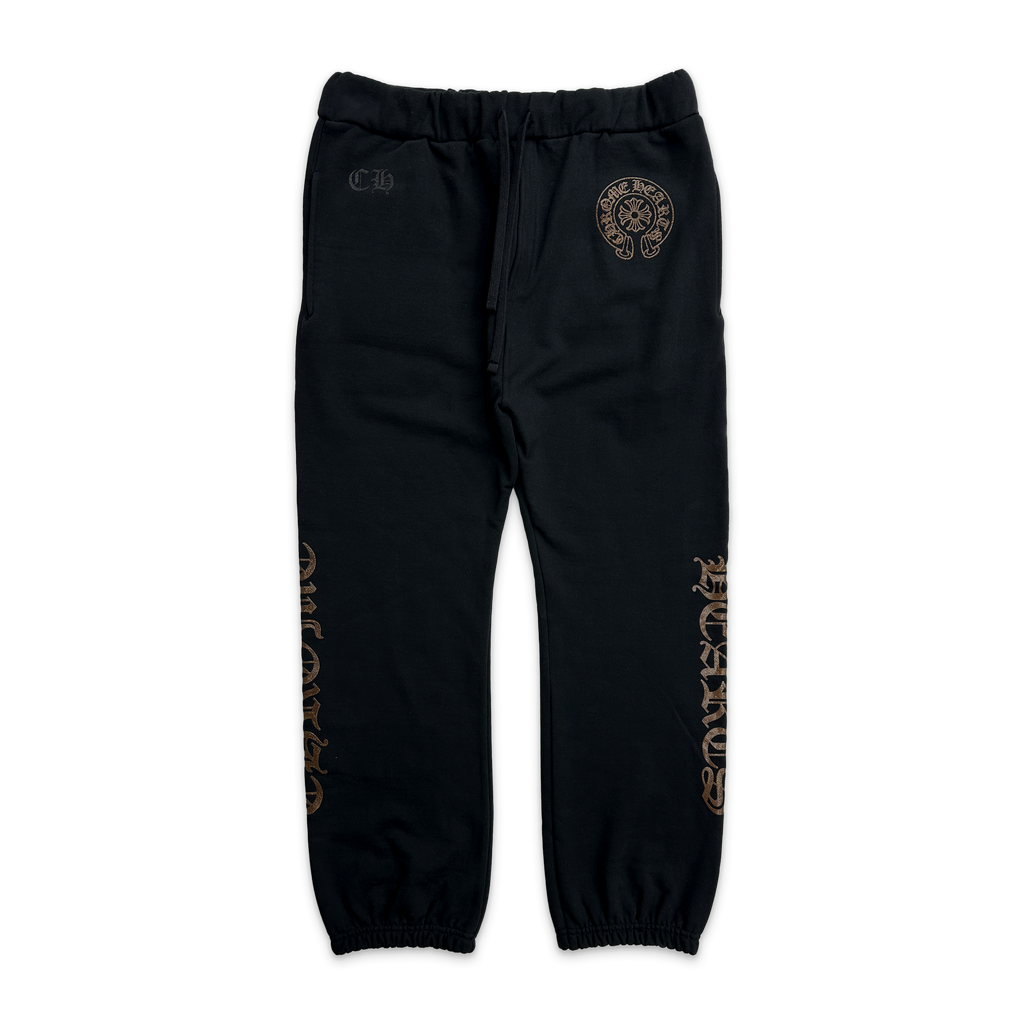 Glitter Sweatpants "Black Brown"
