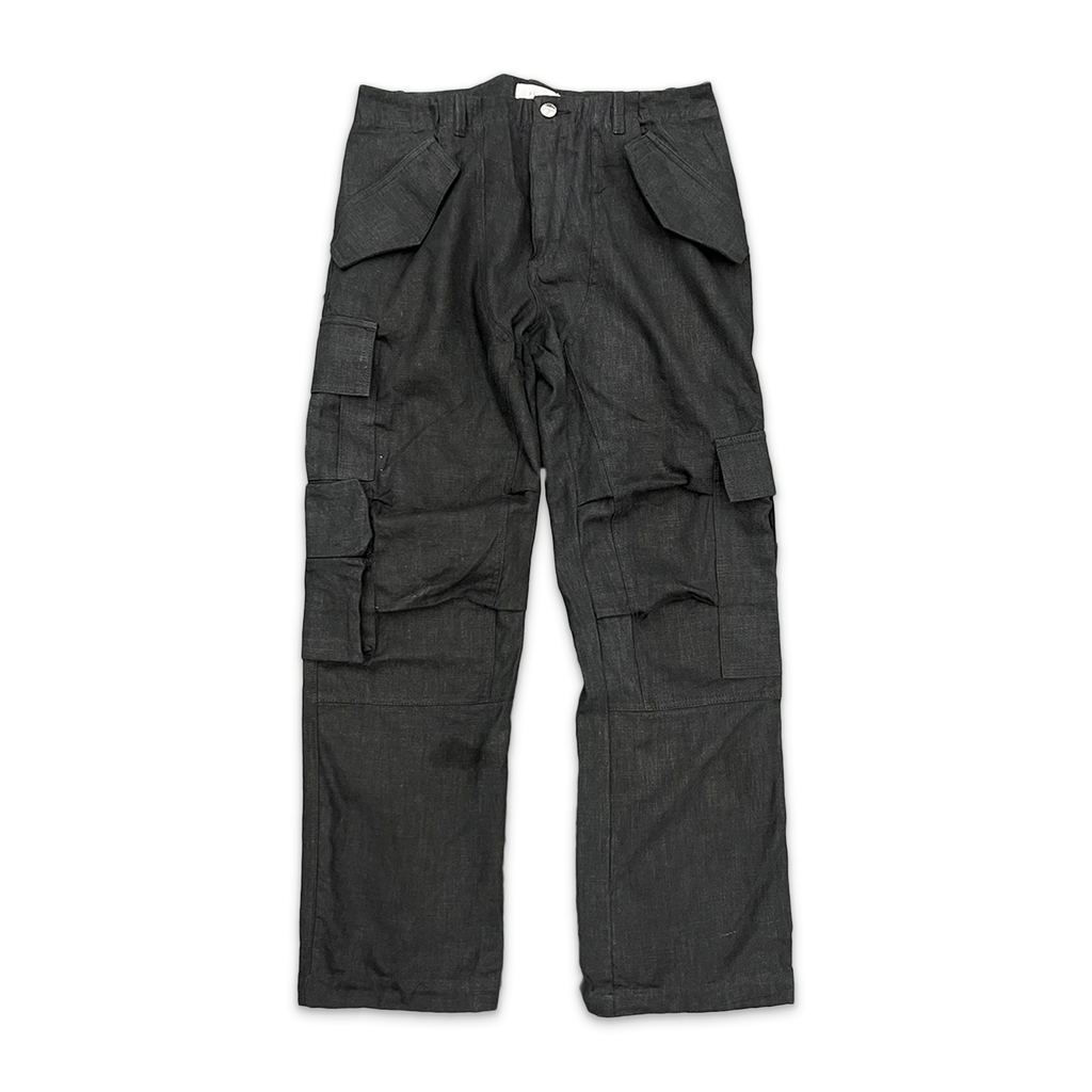 Linen Cargos "Black"
