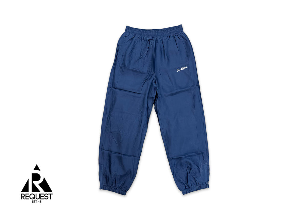 Silk Track Pants "Navy"