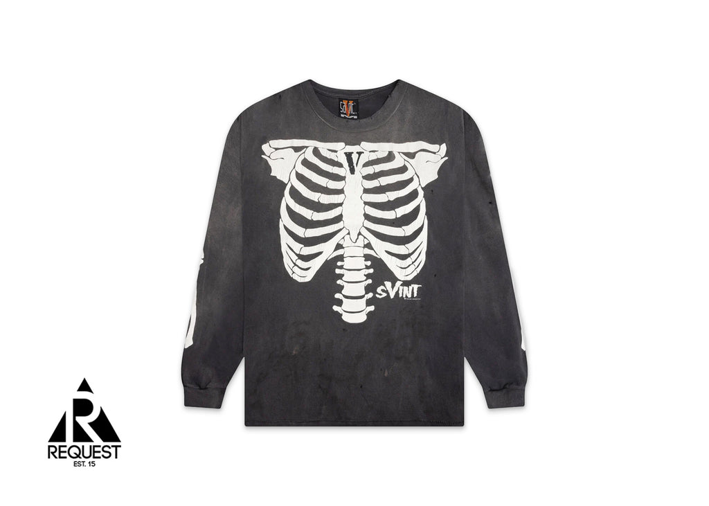 x Vlone Bone L/S Tee "Black"