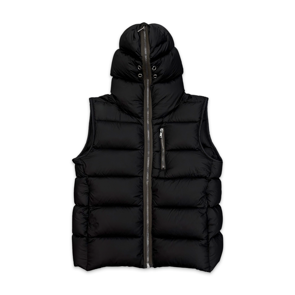 Strobe Gimp Puffer Vest "Black"